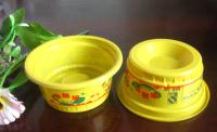 China Yellow Yogurt Disposable Plastic Cups For Party 120ml 4.0cm 4oz PP for sale