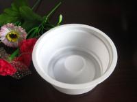 China 200ml Round Disposable Clear Plastic Dessert Cups , White Yogurt Cups for sale