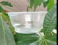 China White Plastic Disposable Dessert Cups 360ml 12oz 100 Degrees PP for sale