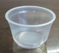 China Round Bowl White Disposable Dessert Cups Eco Friendly 350ml 12oz for sale