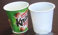China White Disposable Dessert Cups For Salad 40 Degrees 450ml 15oz for sale