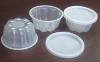 China 120ml Disposable Ice Cream Cups With Lid Plastic Octagon Bulb 4oz for sale