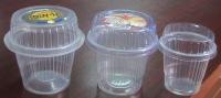 China Plastic Sundae Disposable Ice Cream Cups For Dessert 200ml 7oz for sale