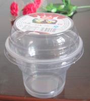 China Clear Disposable Ice Cream Cups For Yogurt 150ml 5oz 70 Degrees for sale