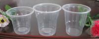China 160ml Disposable Plastic Sundae Ice Cream Cups With Wide Ribs Cup for sale