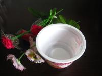 China 250ml White Disposable Ice Cream Cups Eco Friendly For Salad PET for sale