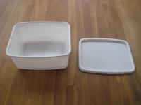 China 2000ml 67oz Disposable Ice Cream Cups With Rectangular Box 95mm for sale