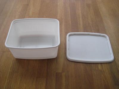 China 2000ml 67oz Disposable Ice Cream Cups With Rectangular Box 95mm for sale
