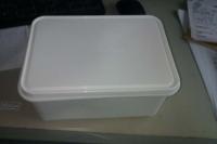 China 2200ml Rectangular Disposable Ice Cream Cups With Eco Friendly for sale