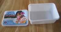 China 2200ml Rectangular Disposable Ice Cream Cups With Eco Friendly for sale