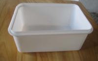 China 2200ml Rectangular Disposable Ice Cream Cups With Eco Friendly for sale