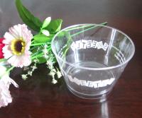China Transparent Plastic Disposable Ice Cream Cups 150ml 5oz 5.3cm for sale