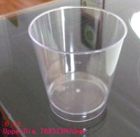 China 180ml Disposable Ice Cream Cups Clear For Yogurt / Food grade PS for sale