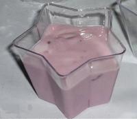 China 150ml Disposable Ice Cream Cups With Five Pointed Star Shape PET for sale