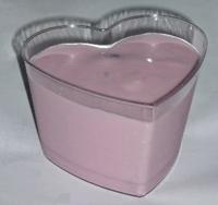 China 150ml Disposable Ice Cream Cups Plastic With Heart Shaped Star Shape for sale