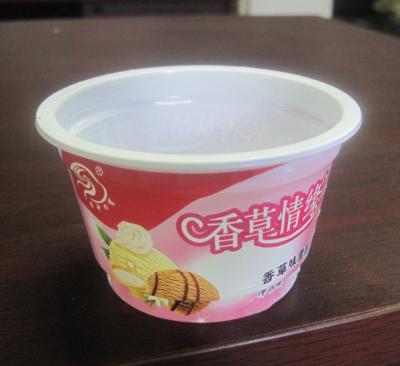China PET Disposable Ice Cream Cups for sale