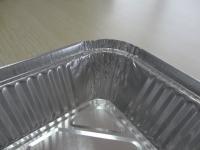 China Packing Silver Aluminum Foil Containers With Lid For Frozen Ready Meals for sale