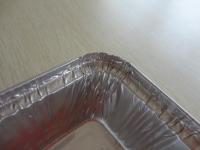 China Custom Made aluminium foil food containers Rectangle for Household for sale