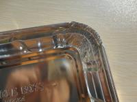 China Rectangle Aluminium Foil trays Pollution Free For Barbecue , Aluminium Food Trays for sale