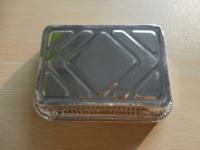 China Kitchen Recycling Aluminum Foil Containers / Aluminum foil dish Rectangle Shape for sale