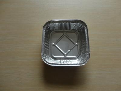 China Takeaway Sheet Square Aluminum Foil Cupcake Pans Disposable For Food Packing for sale