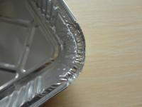 China Takeaway Sheet Square Aluminum Foil Cupcake Pans Disposable For Food Packing for sale
