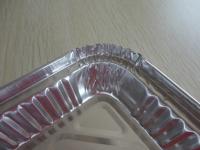 China Airline Catering Pollution-Free Aluminum Baking Pans 580ml With Light Weight for sale