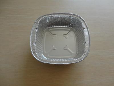 China Recyclable Square Aluminum Foil Tray 0.07mm Korea Cookware With SGS FDA for sale
