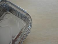 China Flat Pack Aluminum foil containers Storage With Lid For Restaurant Food Baking for sale