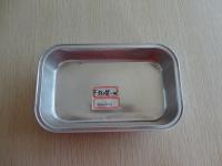 China Coated smoothwall foil casserole dishes 0.1mm for airline catering with SGS for sale