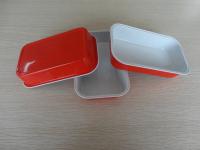 China Disposable Aluminum Foil Casserole Dishes Food Grade for Singapore Airlines for sale