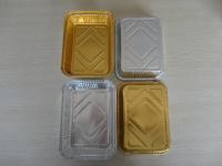 China Supermarket Silver Disposable Aluminum Foil Tray For Frozen Ready Meals 800ml for sale