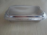 China Airline Catering Coated Foil Casserole Dishes Aluminum Foil Trays , Eco Friendly for sale