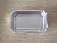 China Smooth Wall Rectangle Aluminum Foil Disposable Casserole Dishes For Airline Catering for sale