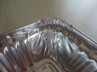 China Silver Rectangle FDA Aluminum Foil Takeaway Containers For Frozen Ready Meals for sale