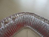 China Square Stackable Aluminum Foil Takeaway Containers Recycling For Instant Noodles for sale