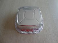 China Square Stackable Aluminum Foil Takeaway Containers Recycling For Instant Noodles for sale