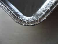 China Four Compartments foil takeaway containers / Aluminum Foil Boxes for Fast Food  With Lid for sale