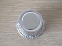 China Round Foil takeaway containers / aluminum foil cups 6OZ 12 OZ Disposable Small size for sale