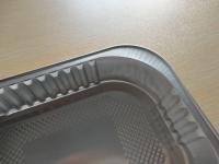China Eco friendly airline foil takeaway containers golden coated for meal for sale