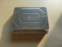 China Eco-Friendly Aluminum Rectangle Casserole Dish Container For Airline Meal for sale