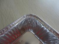 China Takeaway Aluminium Foil Food Containers Rectangle Service For Cake baking for sale