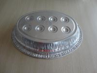 China 6L Oval Large disposable aluminum roasting pans For Baking Turkey Roaster for sale