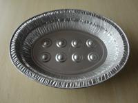China 6L Oval Large disposable aluminum roasting pans For Baking Turkey Roaster for sale