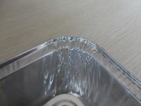 China Mini Loaf Aluminum Foil Roasting Pan rectangle for food packaging and Catering for sale