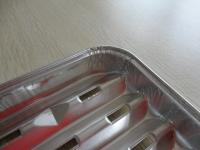 China Half Medium Size Aluminum foil roasting pan For Picnic for sale