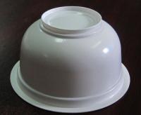 China 200ml white PP Disposable Plastic Bowls / disposable plastic dishes for sale