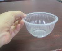 China dessert Disposable Plastic Bowls / Yogurt cups biodegradable 200ml for sale