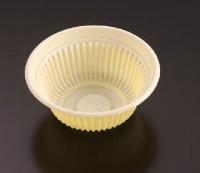 China white Disposable plastic serving bowls / disposable plastic cups with lid for sale