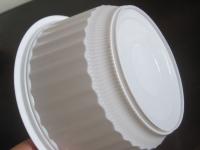 China fast food Disposable Plastic Bowls Yunnan Rice Noodlesbowl Eco Friendly 1300ml for sale